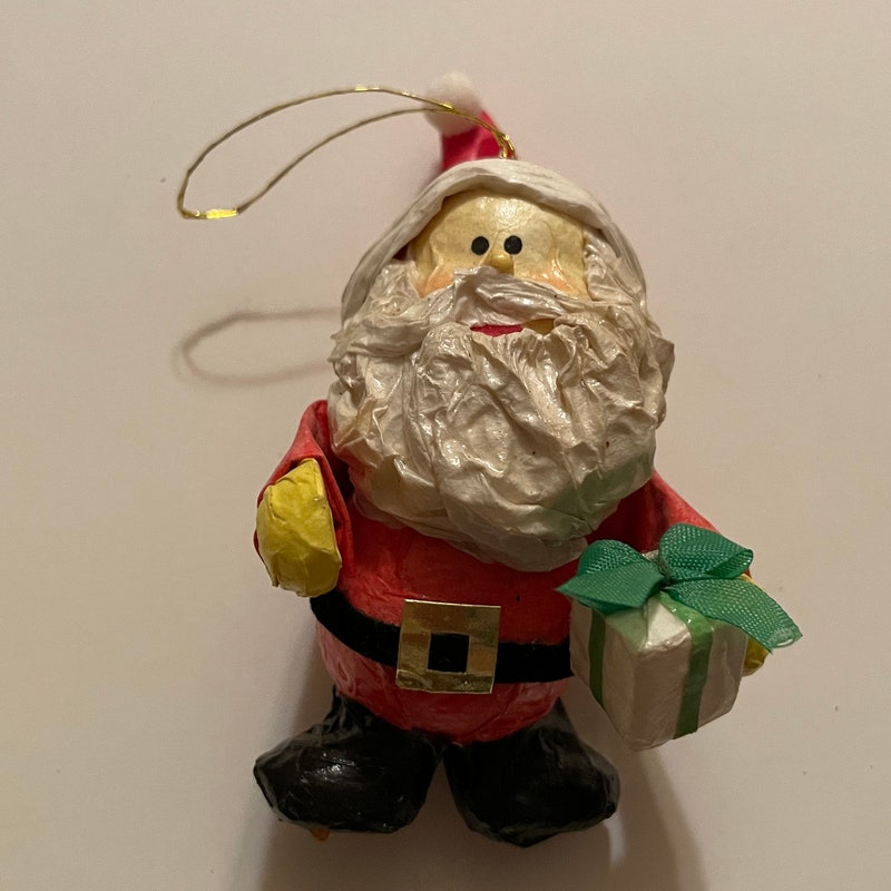 Paper Mache Santa - Etsy