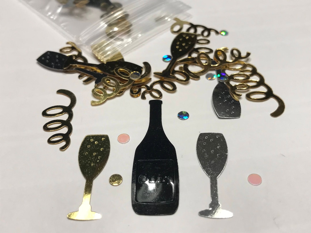 About 25 - 35 Piece Party Glass Bottle Streamers Assorted Mix, 23-35 Mm ...