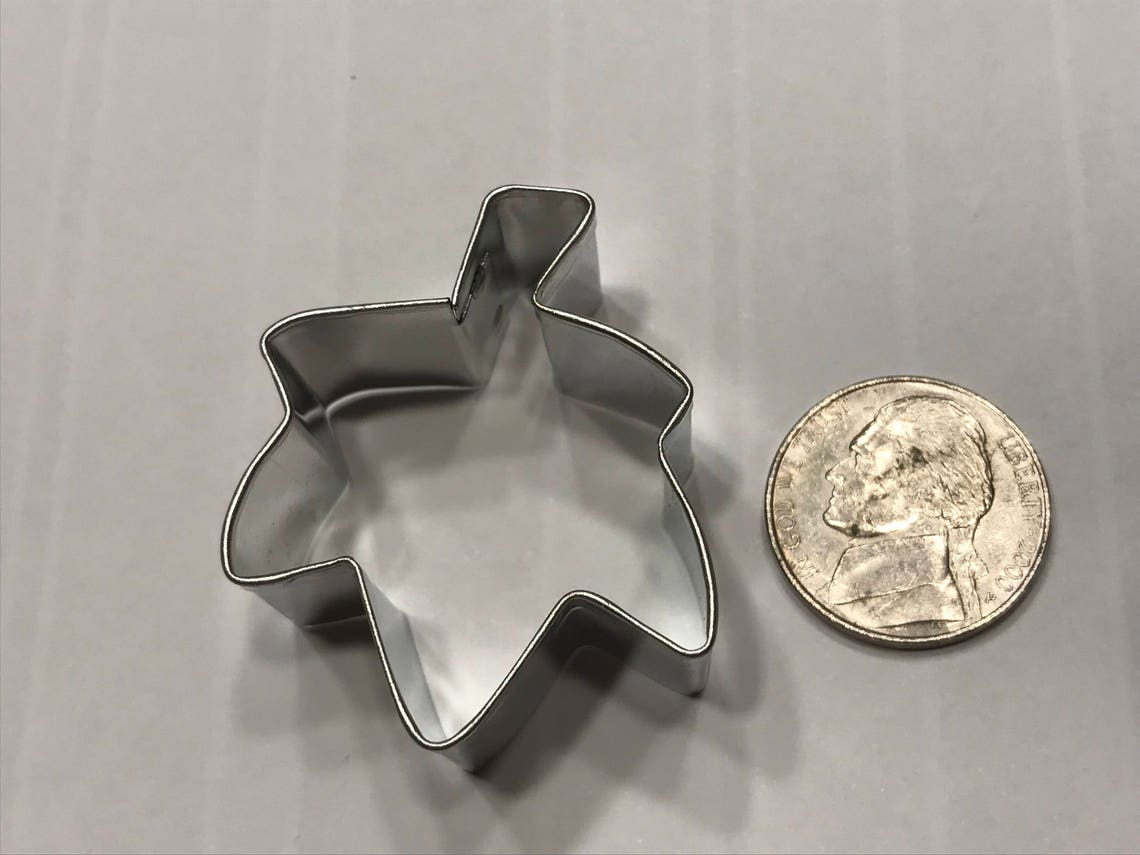 Mini Bite Size Leaf Metal Cookie Cutter LR3 | Etsy