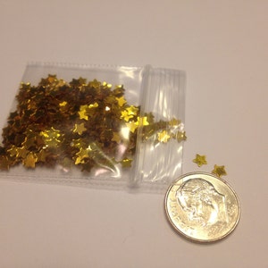 Bag of Small / Tiny Gold Star Confetti , 4 Mm (9) AC - Etsy