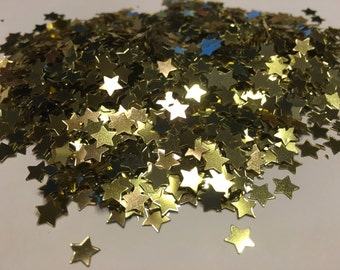 mix of silver and gold star confetti / sequins 9 mm 34