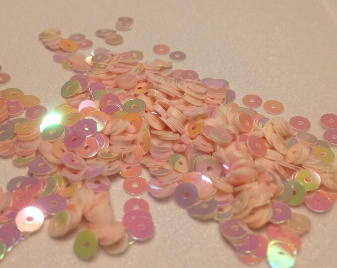 Bag of Vintage Peach / Pink Iridescent Sequins, 4 Mm (13) - Etsy