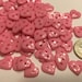 10 Small Pink Heart Buttons, 11 Mm B11 - Etsy