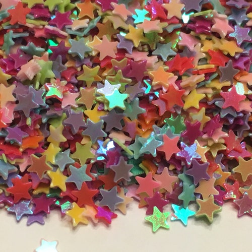 Assorted Mix of Bright Color Star Confetti / Sequins 18 23 Mm - Etsy
