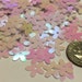 40 White Iridescent Flower Sequins / Confetti , 10 Mm (27) - Etsy