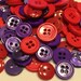 50 Piece Assorted Purple and Red Acrylic Button Mix, 12-15 Mm 20 - Etsy