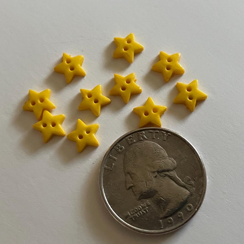 Star Shaped Buttons - Etsy