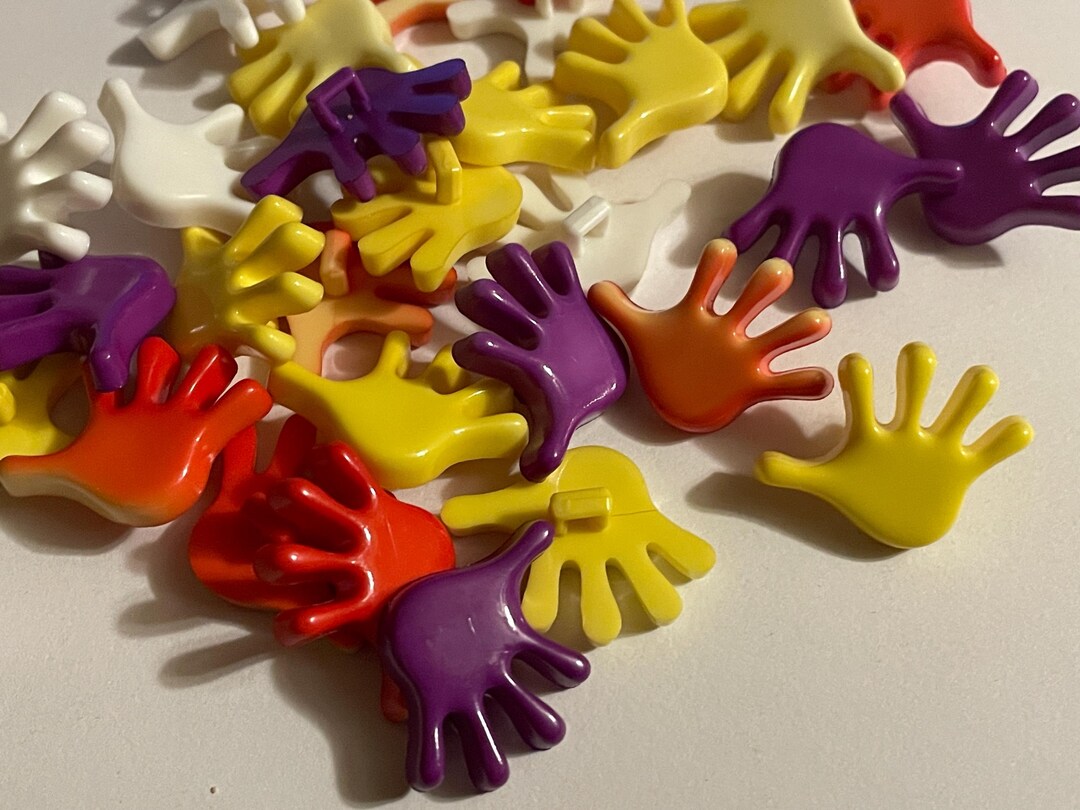 Mix of 10 LARGE Assorted Color Hand Buttons, 1 Inch (29) - Etsy