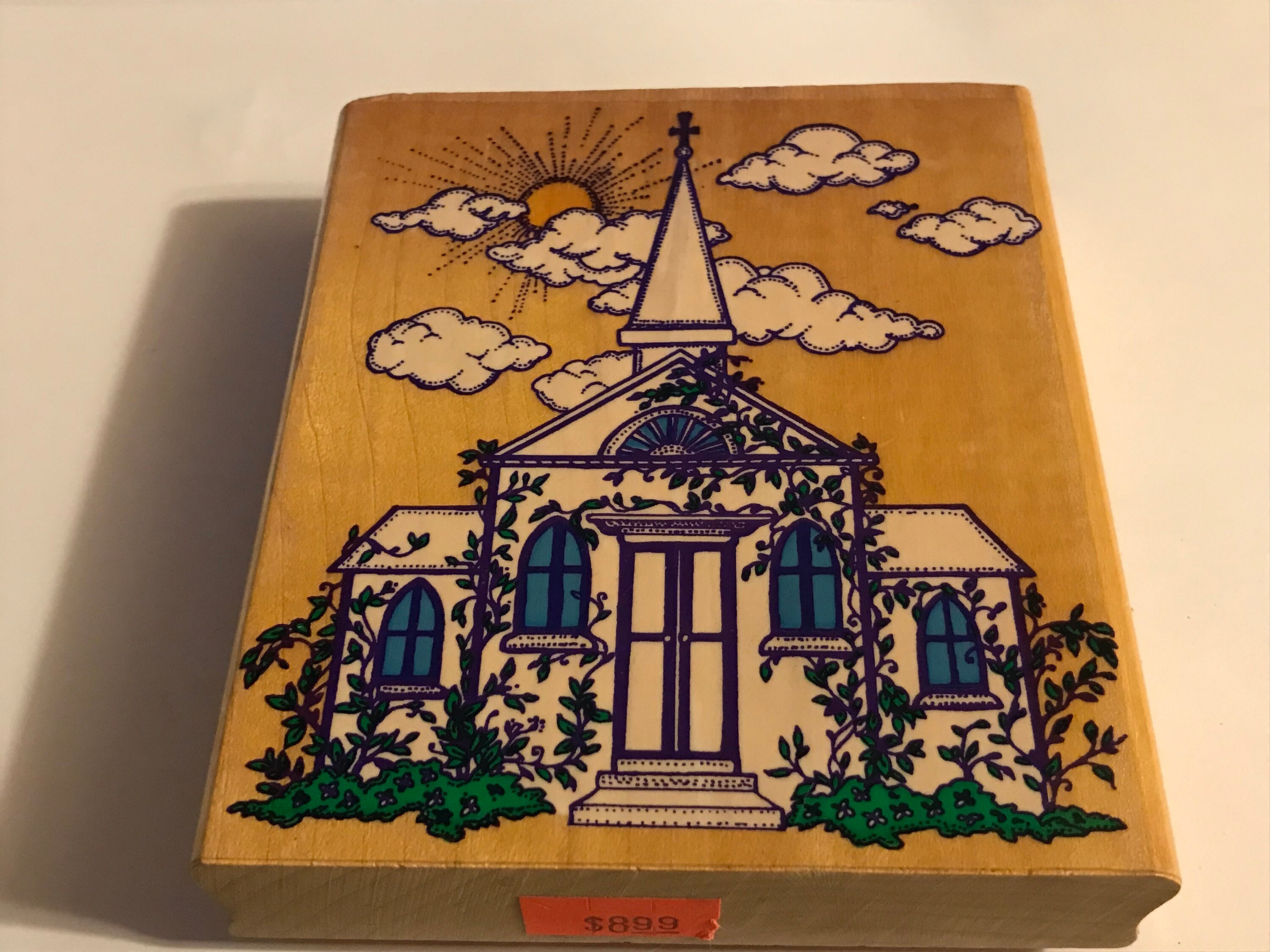 LARGE / HUGE Church Rubber Stamp, 4 Inch Tall (BB4/10) - Etsy