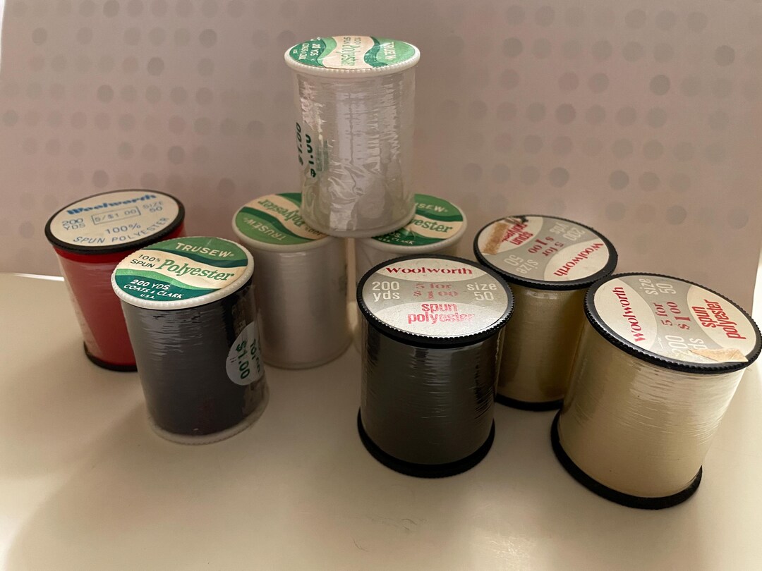 Mix of Sewing Thread, Vintage, in New Condition (AA4) - Etsy