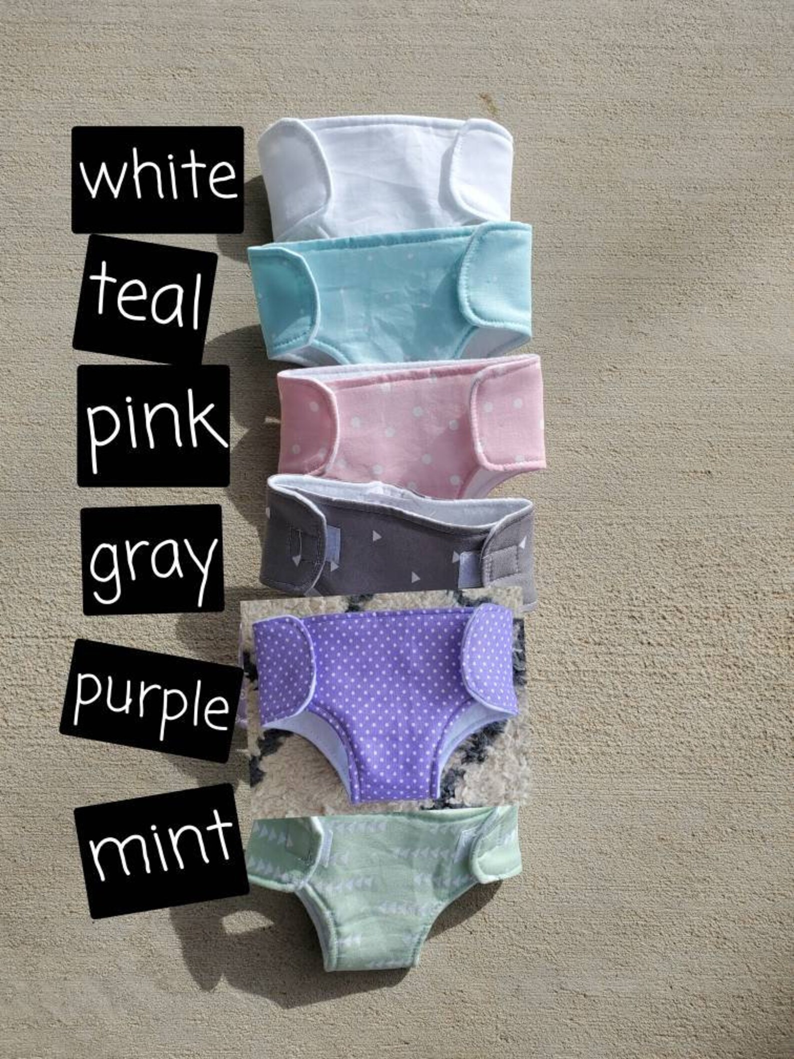 Small Doll Diapers 3 Pack | Etsy