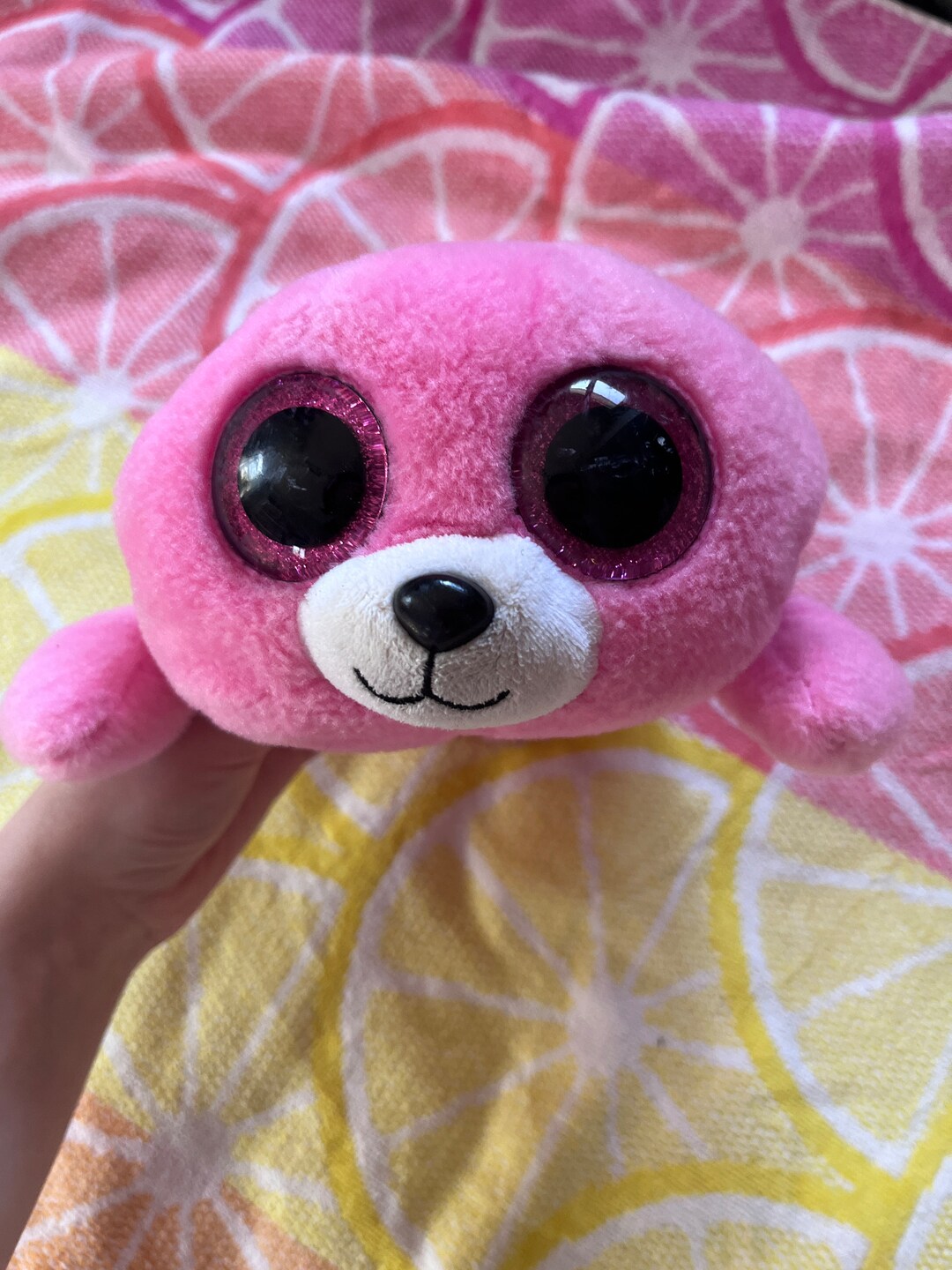 Beanie Boo Pink Seal, Pierre, TY Plush Stuffed Animal Collectible With ...