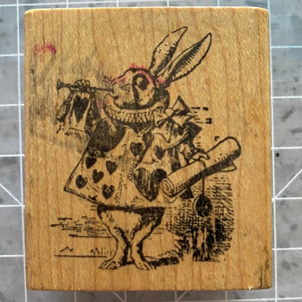 Alice in Wonderland Rubber Stamp - Etsy