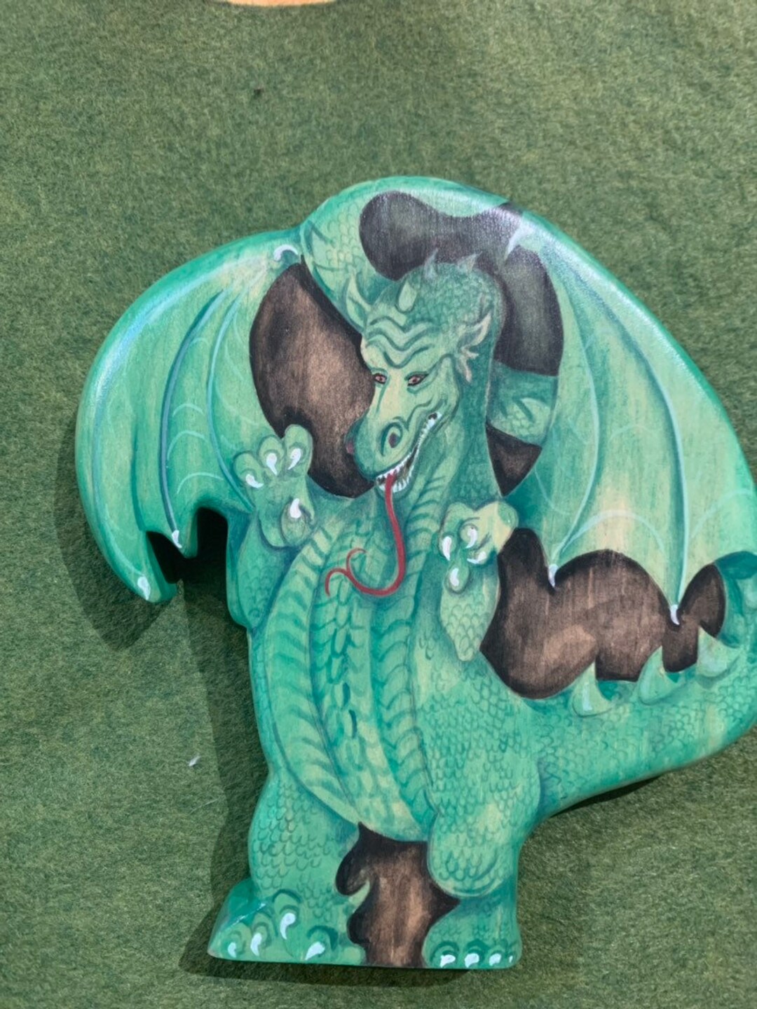 Pre Order St. George's Dragon Wood Figure - Etsy