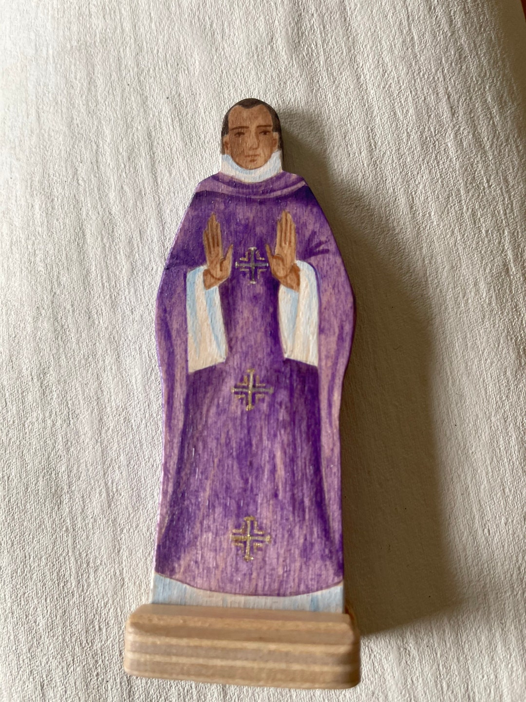 ONE Wood Priest Figure Painted - Etsy