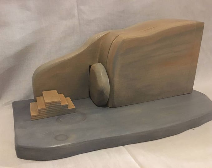 Empty Tomb Painted Wood - Etsy