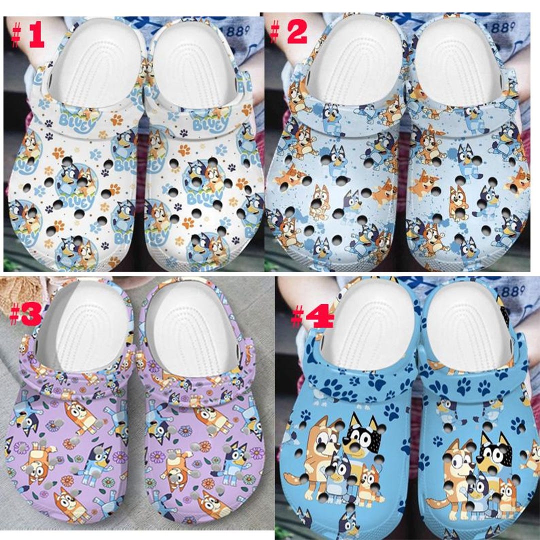 Bluey Family Birthday Clog Shoes, Clogs Shoes for Men Women and Kid ...