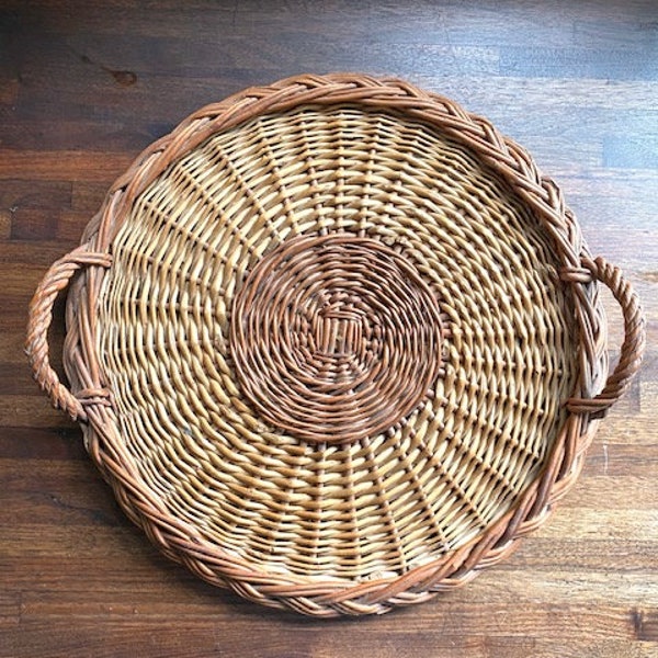 Wicker Tray - Etsy