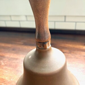 Antique Large Brass School Bell - Etsy