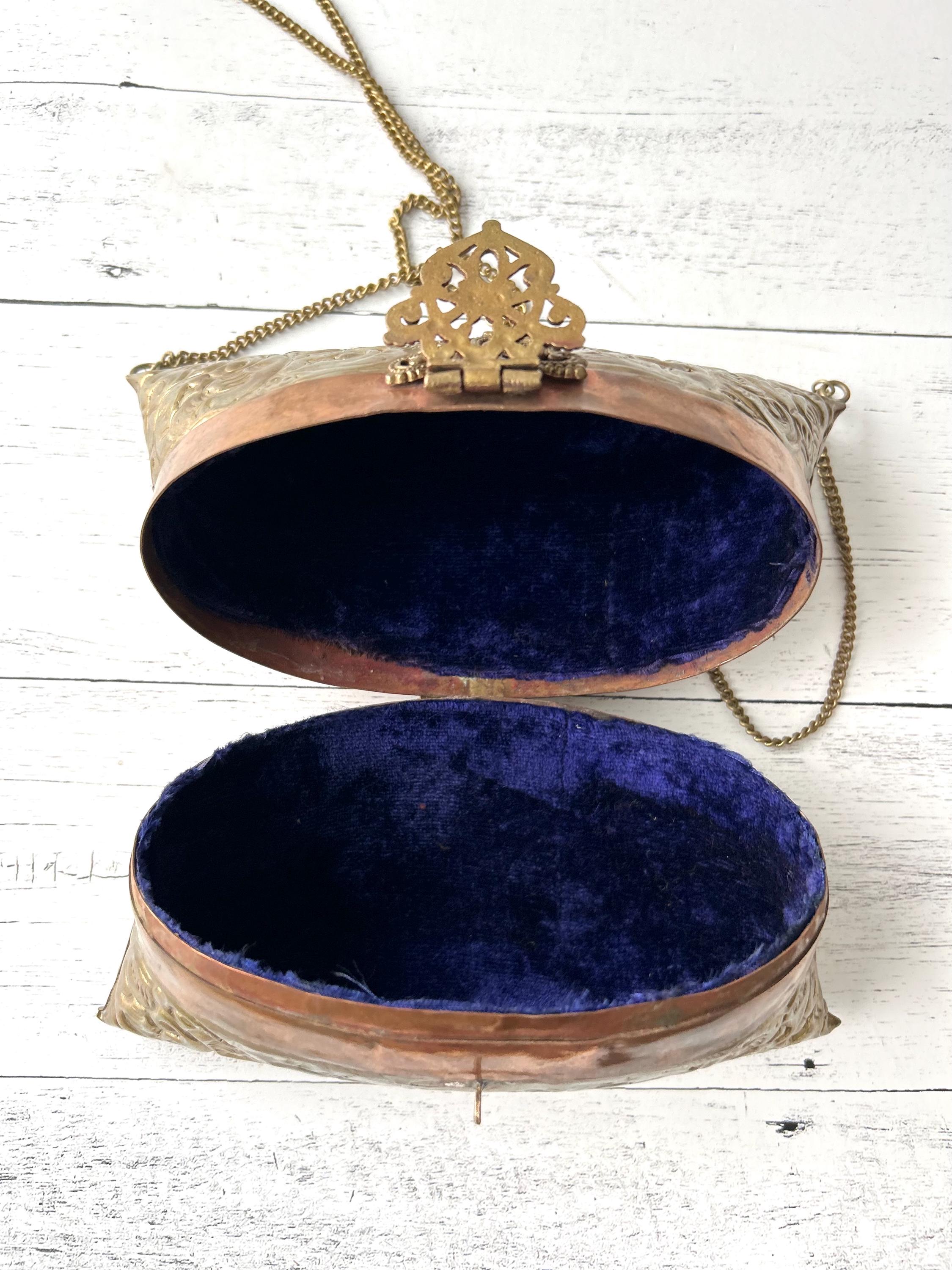 Vintage Brass Pillow Purse - Etsy