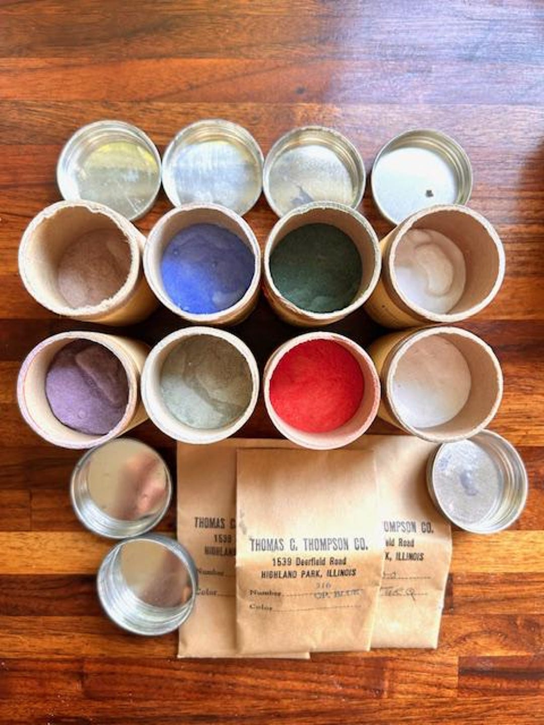 Vintage Thomas C. Thompson Artist's Glass Enamel Powder - Etsy