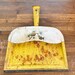 Vintage Metal Yellow Dust Pan - Etsy
