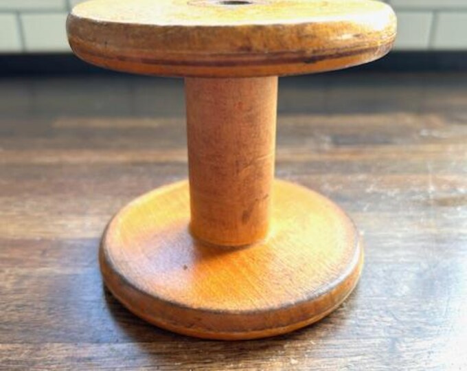 Vintage Wood Spool - Etsy