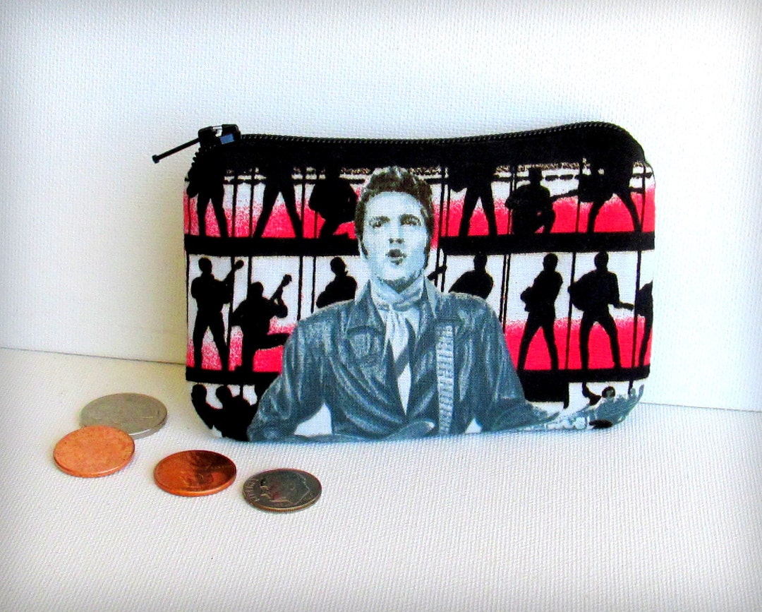 Elvis Presley Money Pouch or Coin Purse THE KING - Etsy