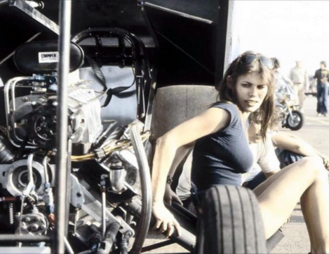Retro Drag Racing Back Up Girls 1970s Sexy Five Prints Etsy
