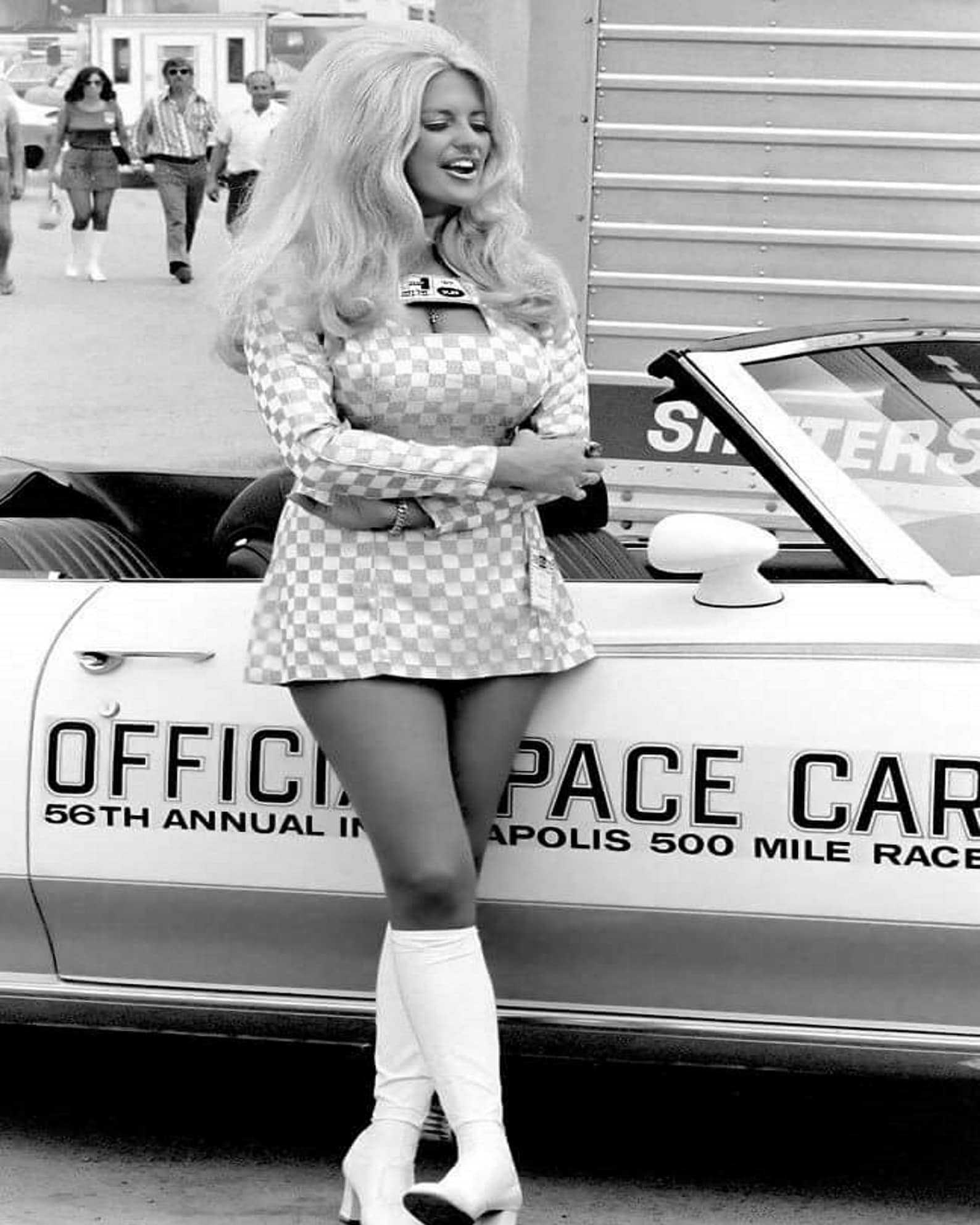 Linda Vaughn Hurst Shifter Girl The Ultimate Drag Racing Etsy