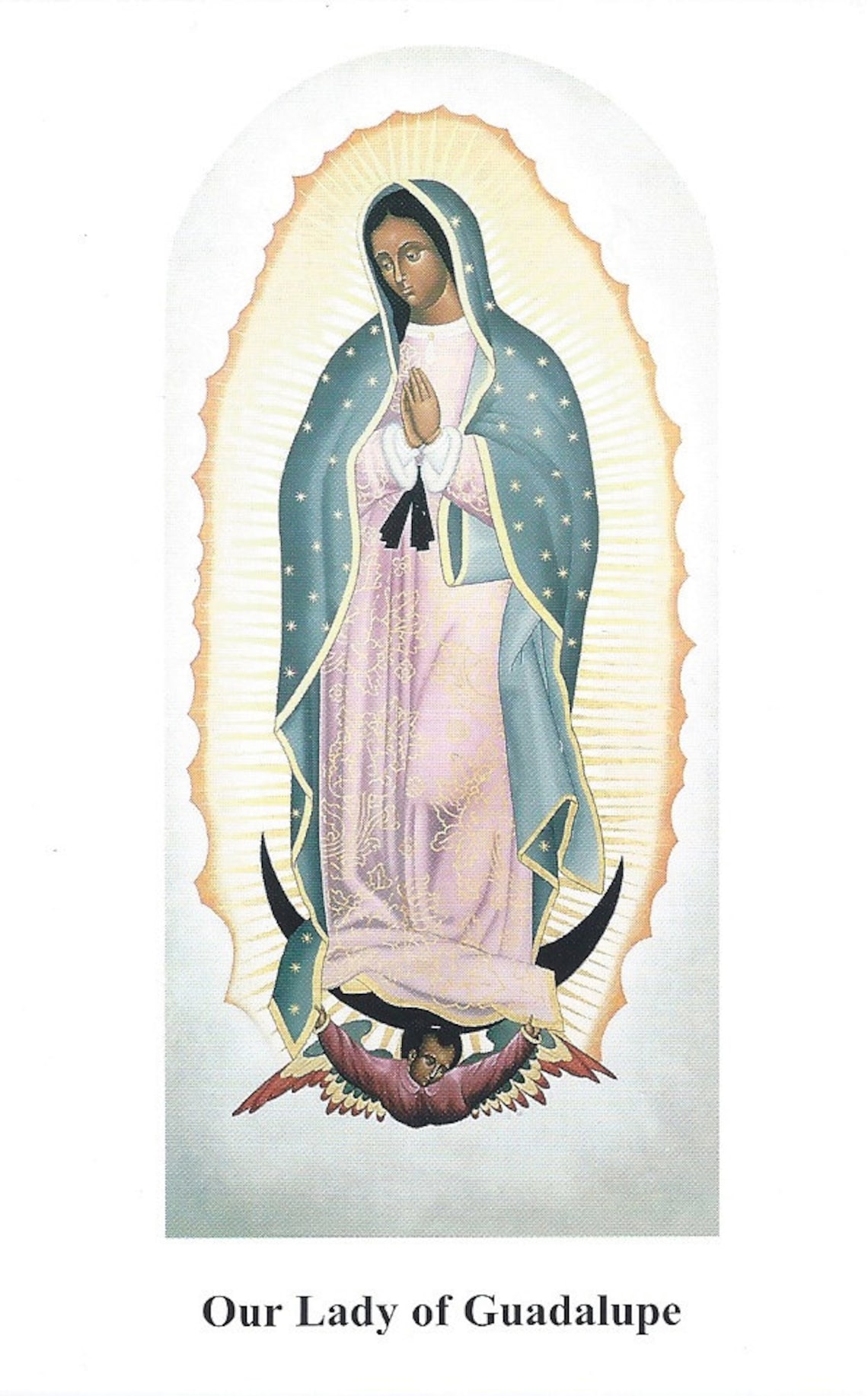 Our Lady of Guadalupe Prayer Card SHIPPING INCLUDED - Etsy