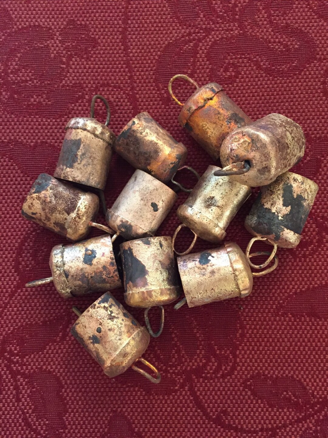 Bells One Dozen 1-inch Tin Indian Bells -- Shipping Included - Etsy