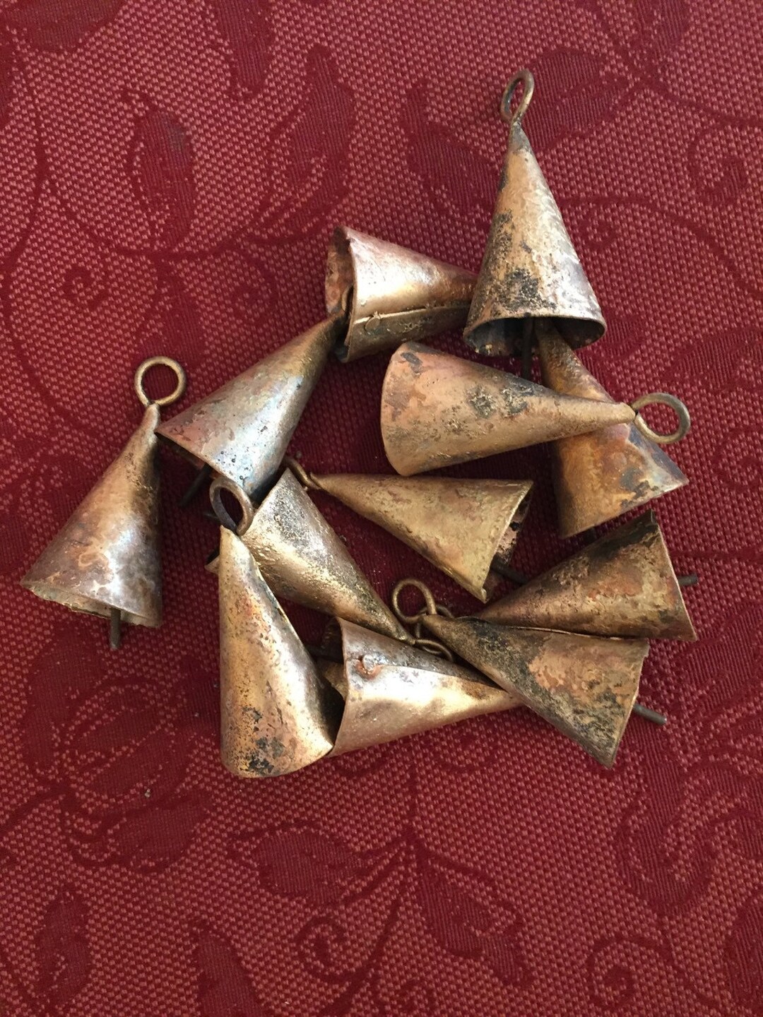 2-inch Conical Tin Indian Bells -- One Dozen - Etsy