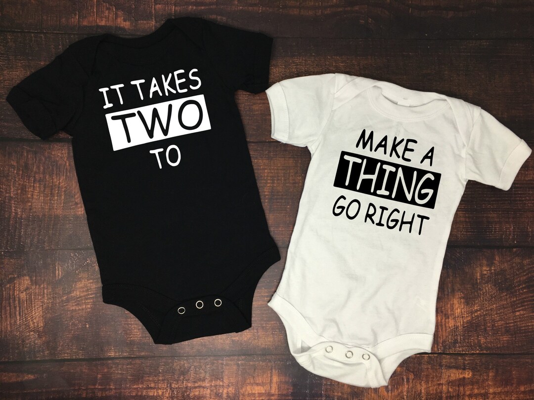 Baby Onesie Twins It Takes Two - Etsy