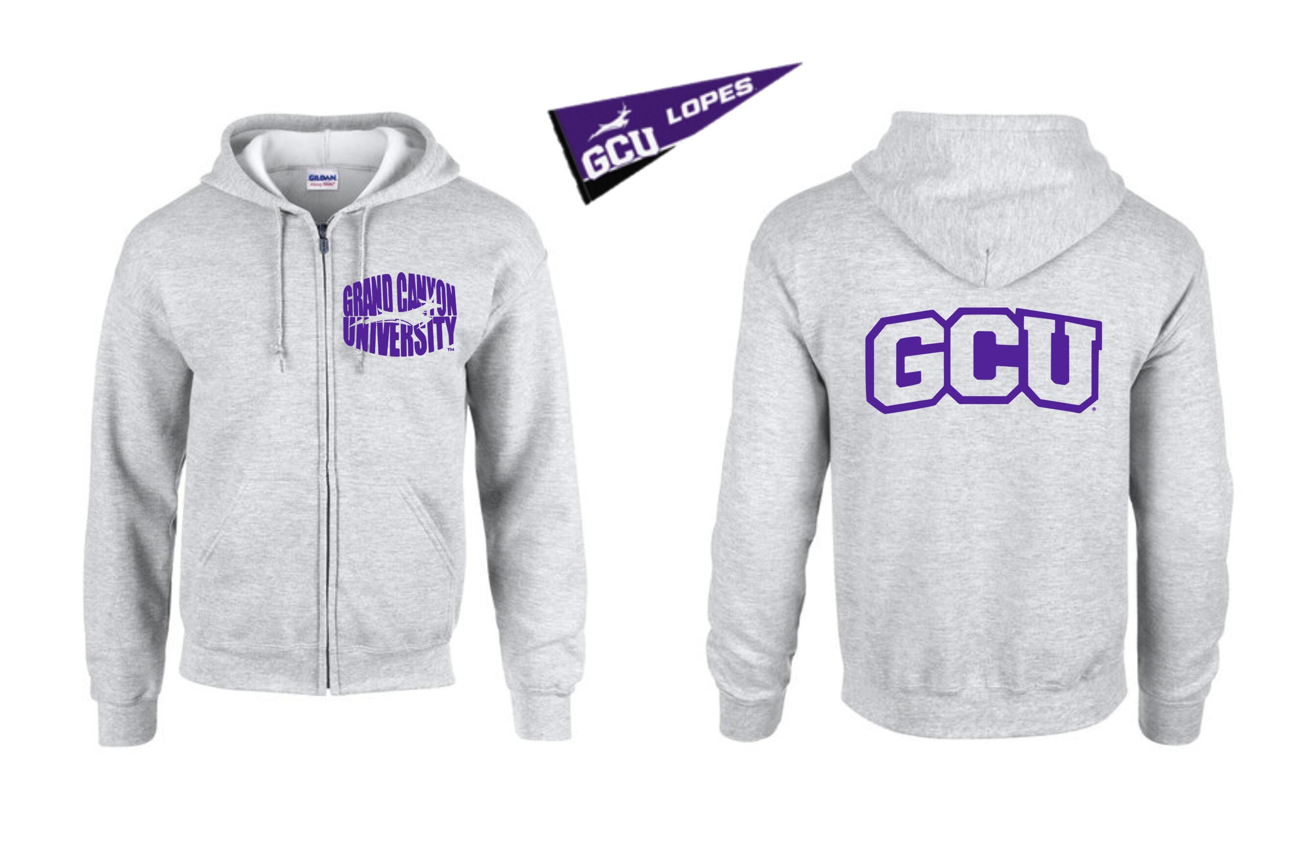 GCU Hoodie Full Zip Logo unisex - Etsy