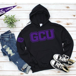 GCU Layered Logo Hoodie unisex - Etsy
