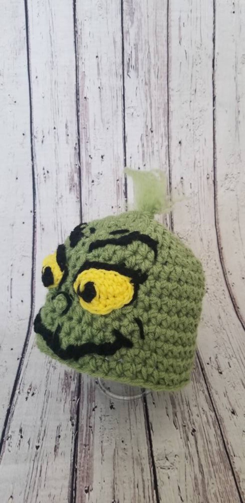 The Grinch Christmas Crochet Hat Christmas Photo Prop - Etsy