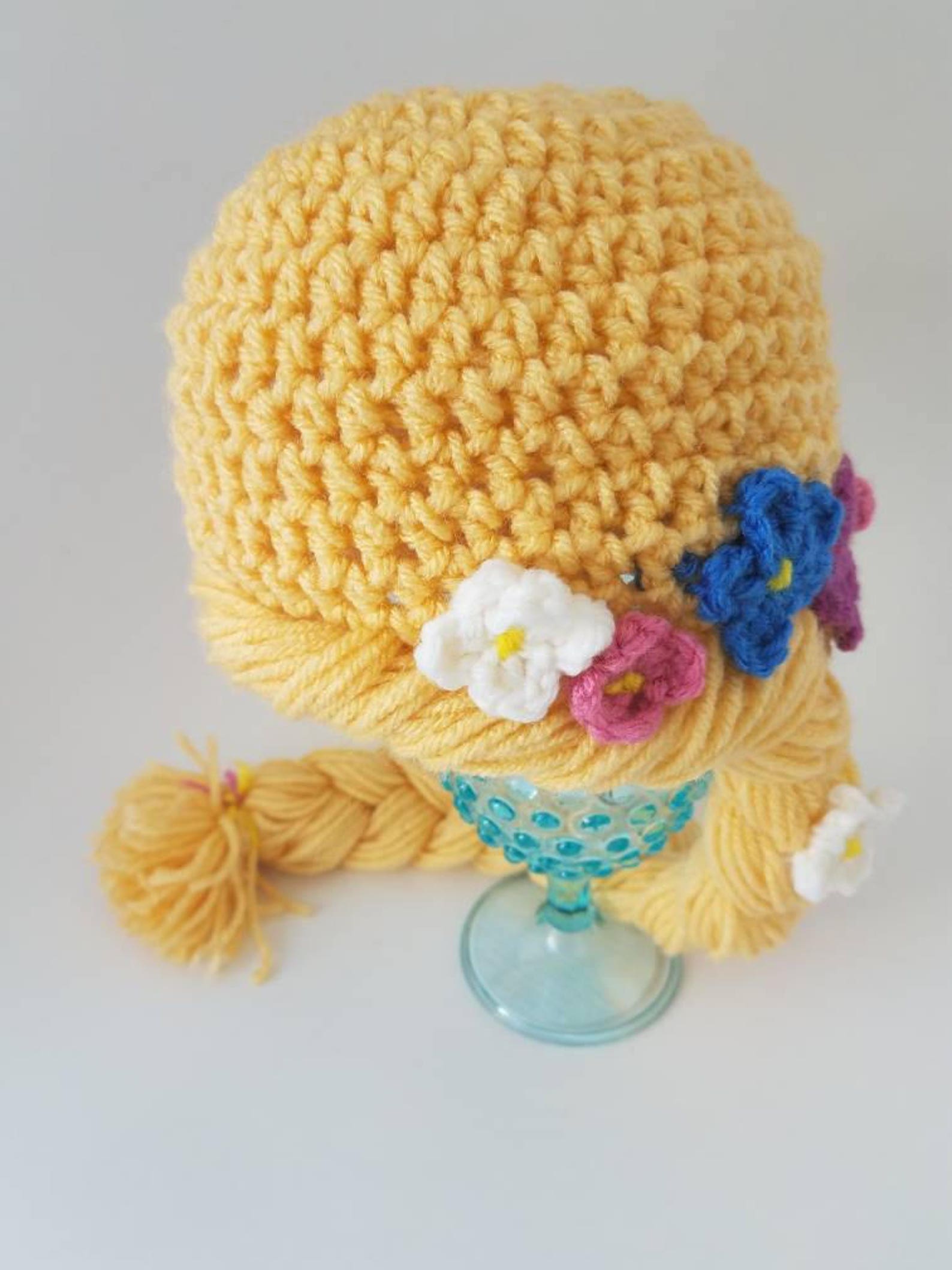 Princess Rapunzel Hat-cosplay Crochet Hat or Wig-disney | Etsy