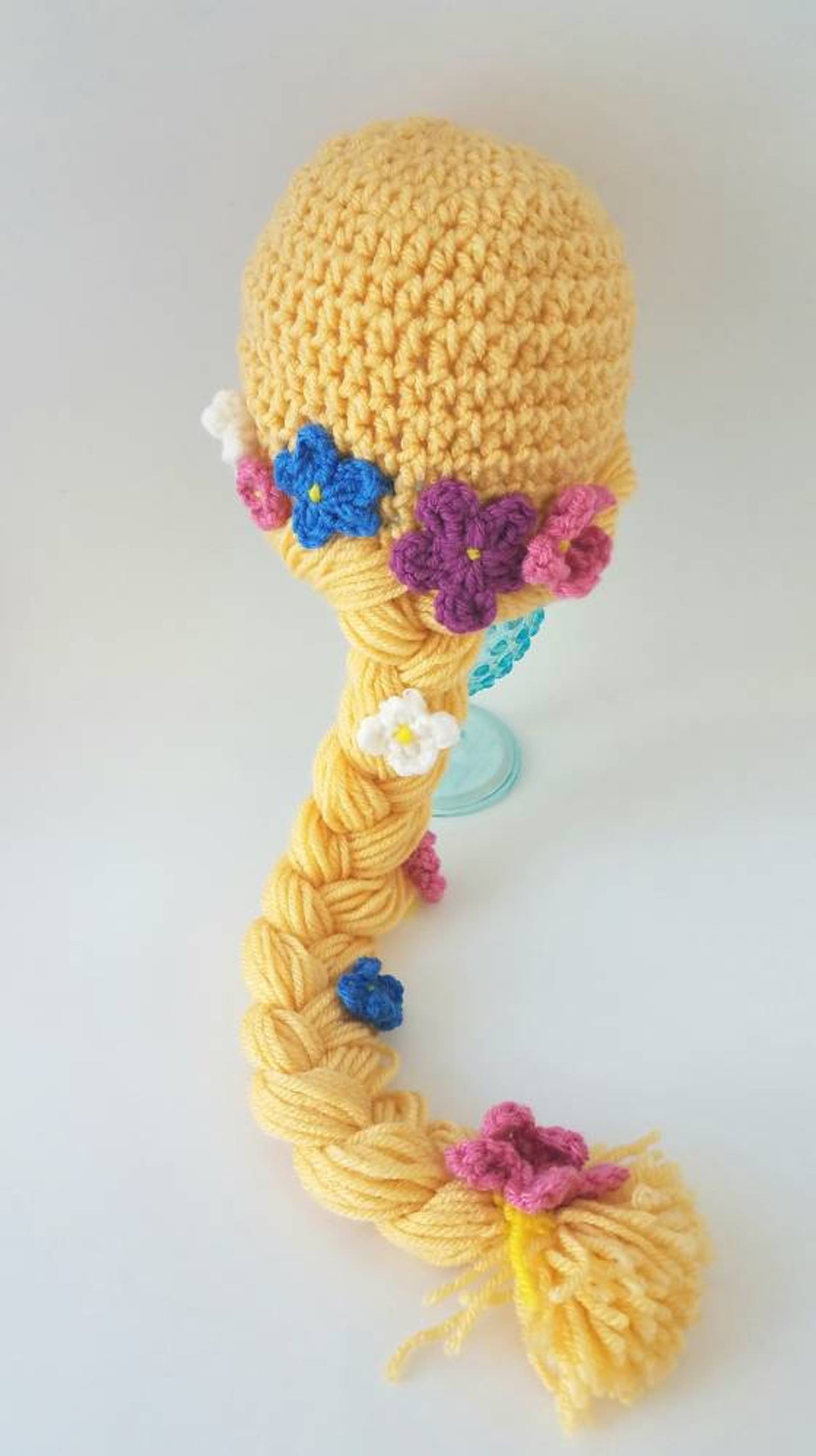Princess Rapunzel Hat-cosplay Crochet Hat or Wig-disney - Etsy