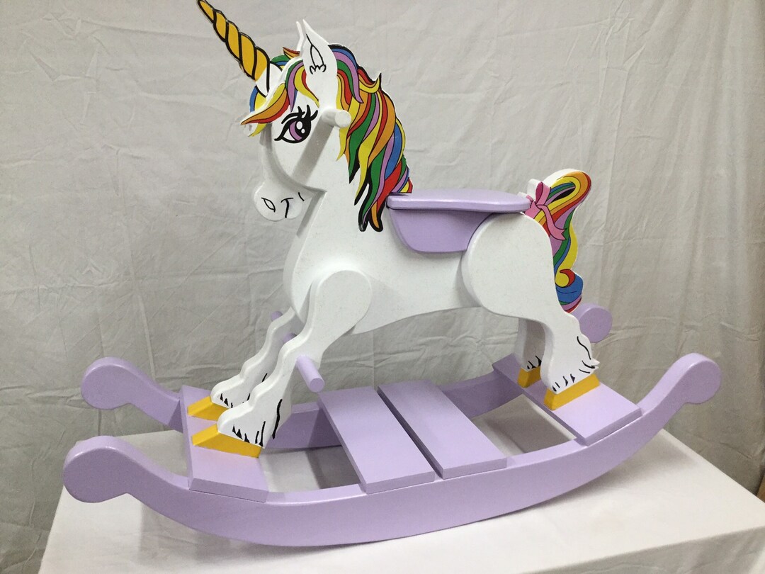 Unicorn Rocking Horse, Ages 2 7 - Etsy