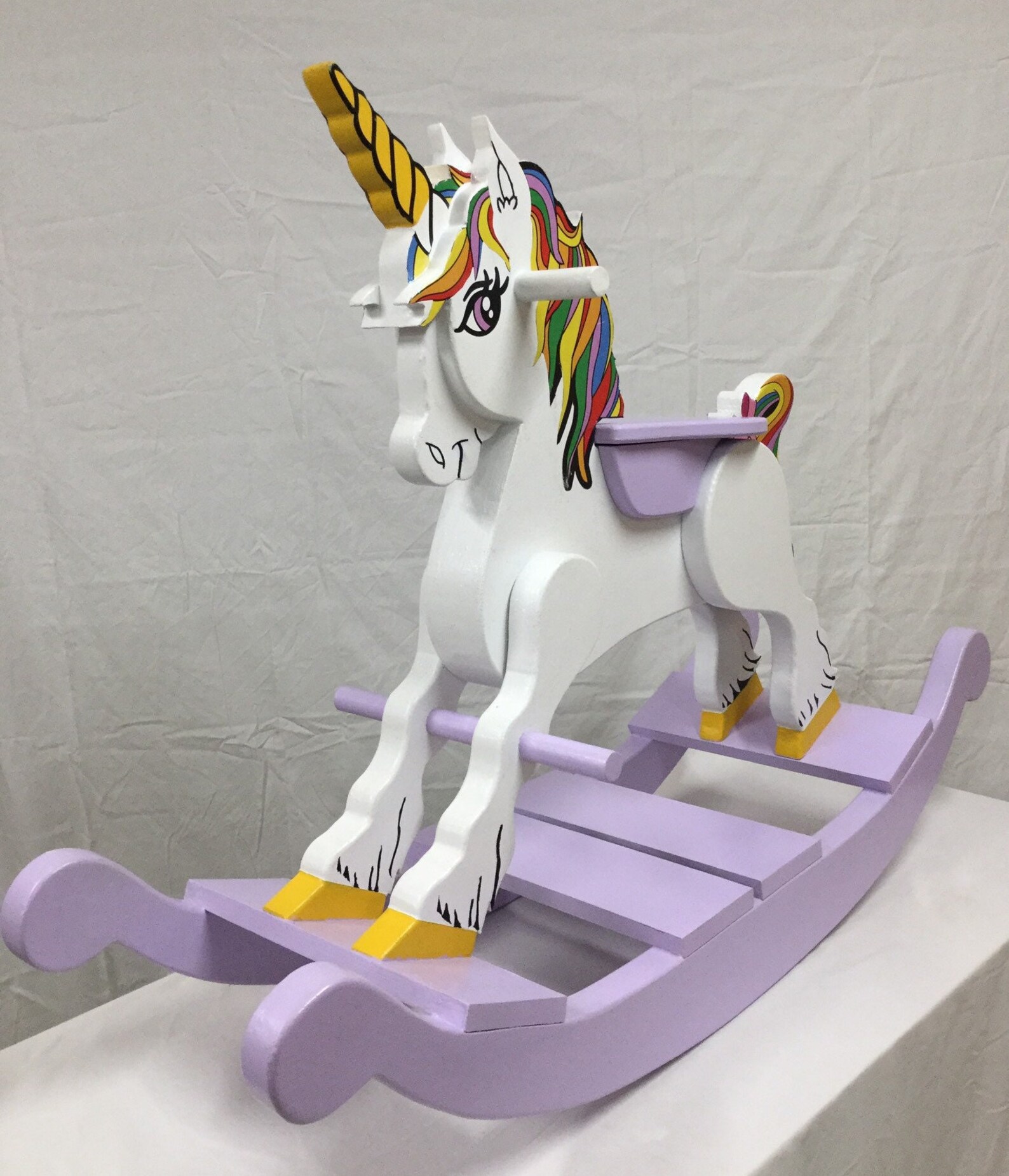 Unicorn Rocking Horse, Ages 2 7 - Etsy