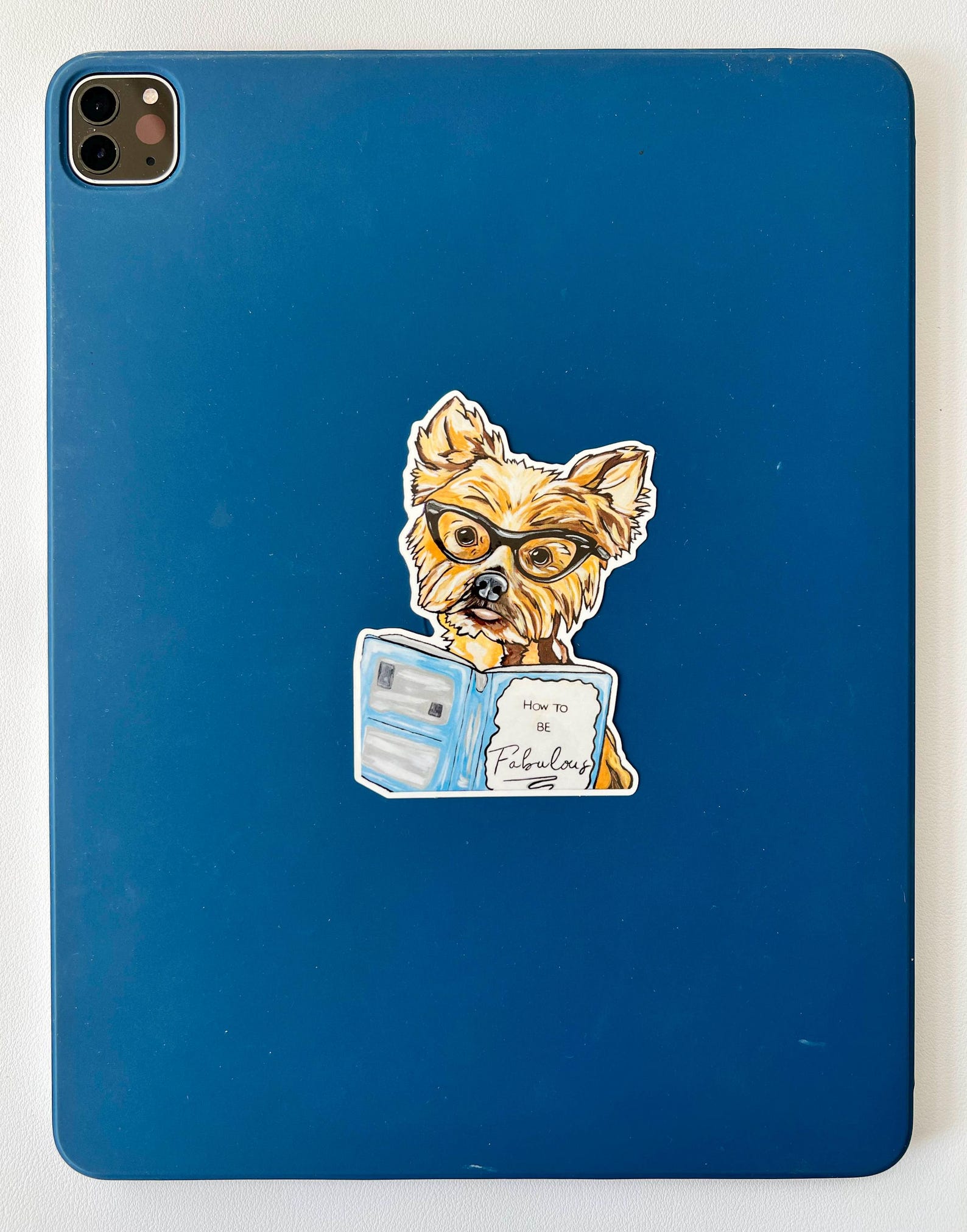 Yorkshire Terrier Sticker, Yorkie Sticker, Library Sticker, Waterproof ...