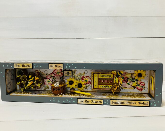 Honey Bee Art, Shelf Sitters, Nic-nacs, Honey Bees, Honey Bee Mixed ...