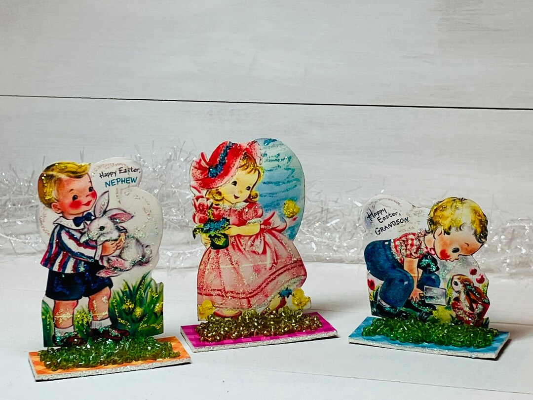 Easter Retro Images, Easter Miniatures, Easter Figurines, Easter Chicks ...