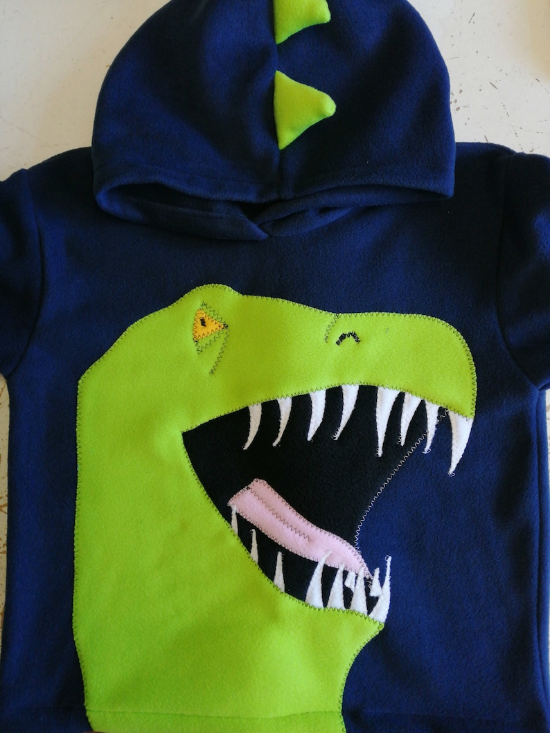 T-rex Dinosaur Spike Hoodie, Custom Dinosaur Spike Hoodie, Spiked Dino ...