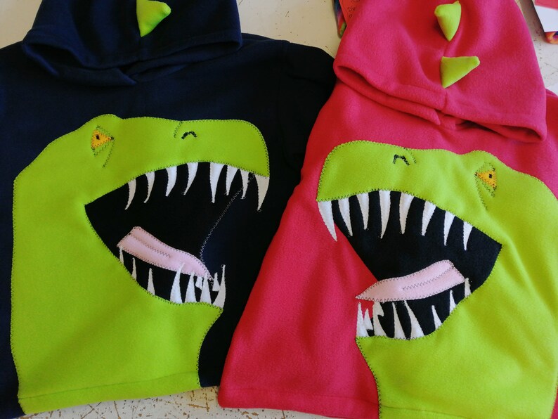 T-rex Dinosaur Spike Hoodie, Custom Dinosaur Spike Hoodie, Spiked Dino ...