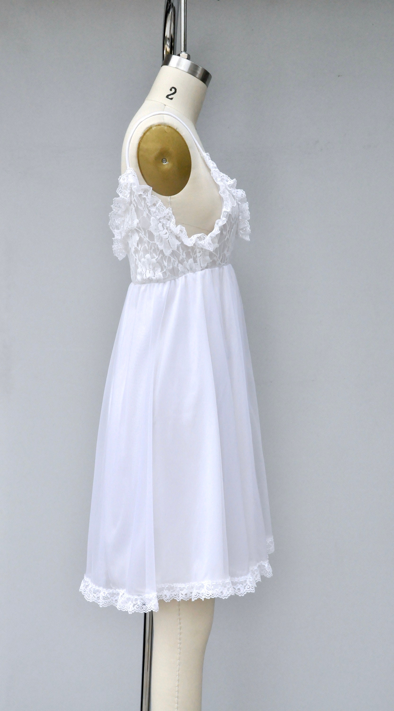 60s Set Sheer Mini Baby Doll Nightgown Bed Dress Bed Jacket - Etsy Norway