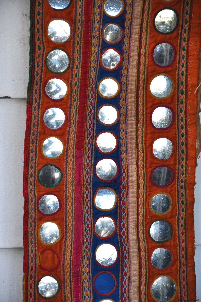 Vintage Indian Mirror Indian Art Work Indian Wall Hanging - Etsy