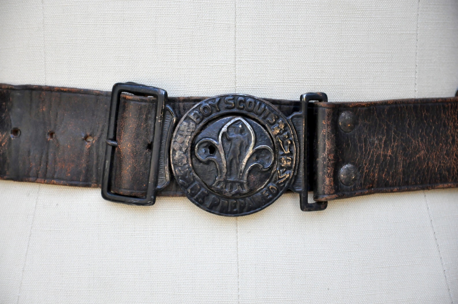 Vintage 30s 40s Boy Scouts Leather Belt BSA Leather Belt | Etsy