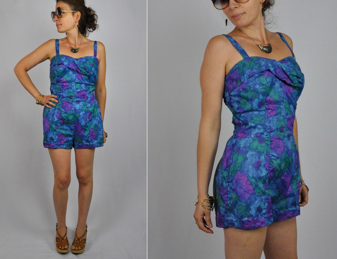 50s One Piece Bathing Suit Swimsuit - Vintage Catalina Masterpiece ...